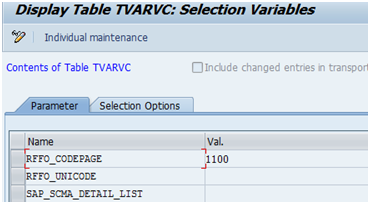 Create and maintain parameter values in TVARVC (STVARV vs STVARVC) – HENRYDAIIT